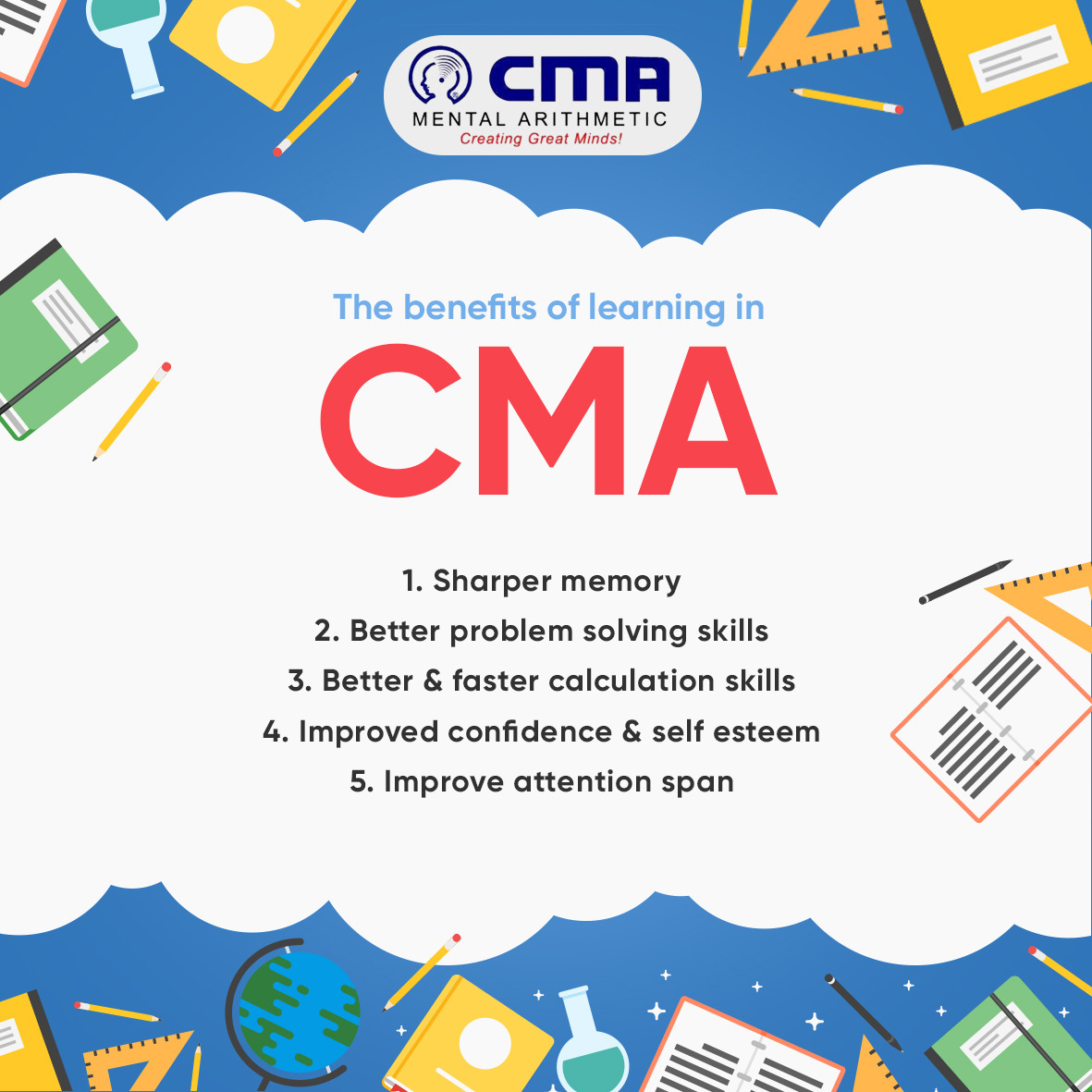 Manfaat Belajar Sempoa di CMA | CMA Mental Arithmetic – Indonesia